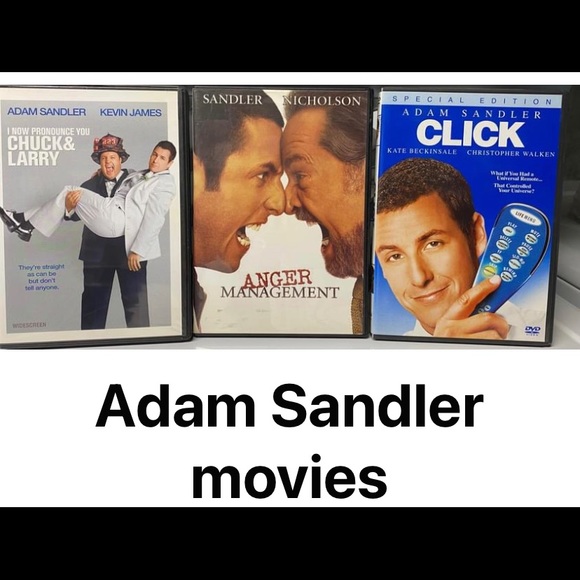 Media | Adam Sandler Set Of 3 Dvds | Poshmark
